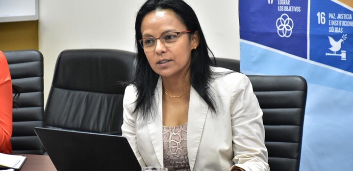 Edith Castillo, secretaria técnica del Gabinete Social del Ministerio ...