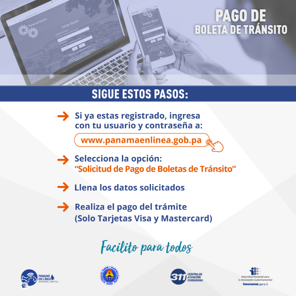 ATTT Puso En Marcha El “Pago De Boletas De Tránsito En Línea ...