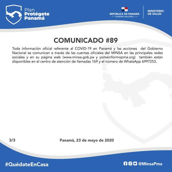 Comunicado # 89: Nueva normalidad es un proceso sistemático, progresivo y asimétrico - Nacional ...